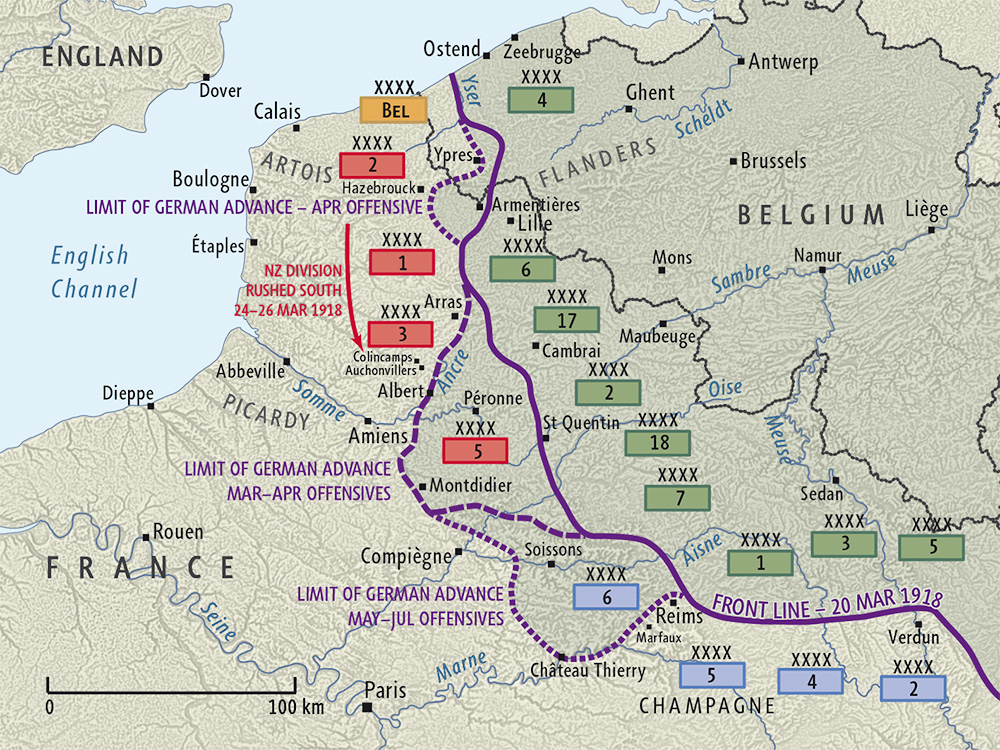 German Spring Offensive: AIF Divisions – Following the Twenty-Second