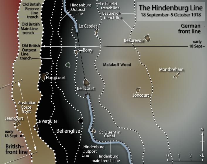 13th Sept 1918: Rawlinson conference discusses attack on the Hindenburg ...
